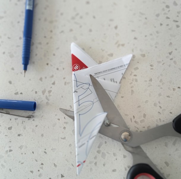 How to Make Christmas Snowflakes using Recycled A3 Paper
